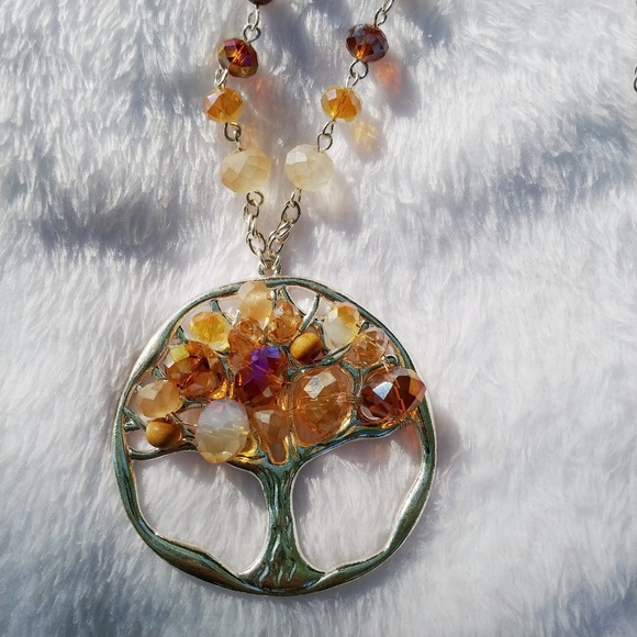 Jewelry | Tree Of Life Rope Chain Statement Necklace | Poshmark